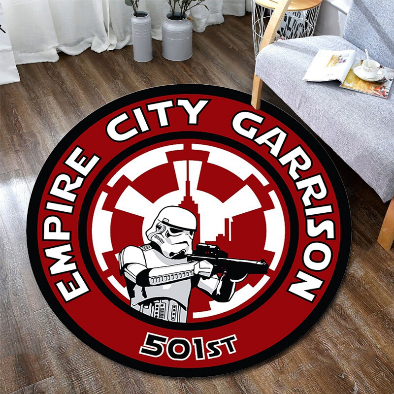 Star Wars Round Floor Mat Non-slip Doormat Chair Cushion Area Carpet ...