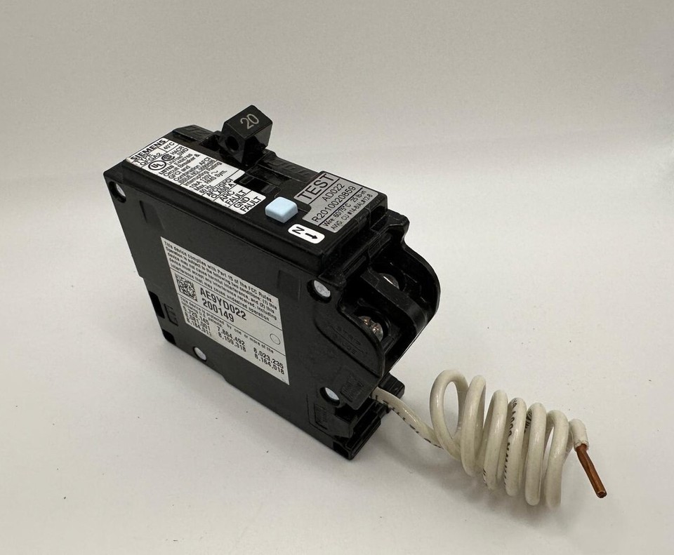 SIEMENS Q120DF DUAL FUCTION AFC/GFCI GFI COMBINATION CIRCUIT BREAKER ...