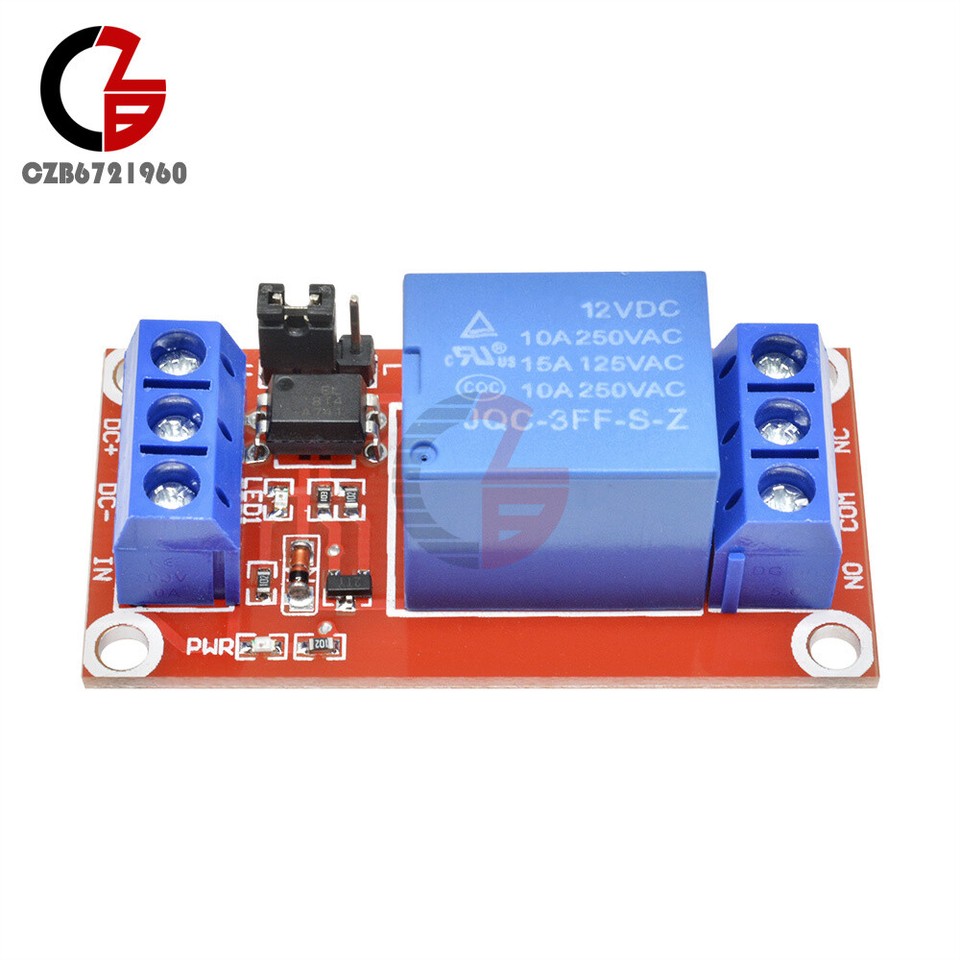 1-10pcs 12V 1Channel Module High/low level trigger Relay Module with ...
