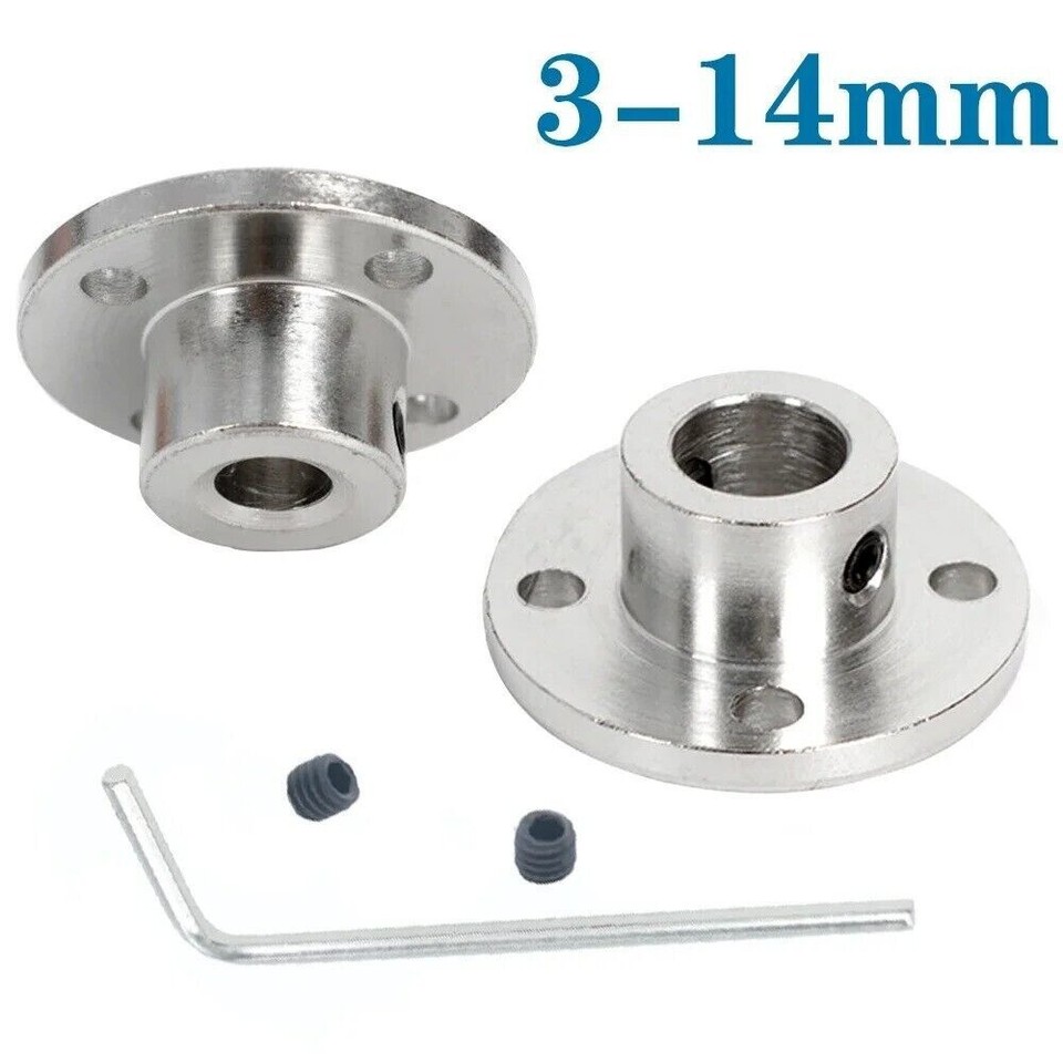 3mm-12mm Rigid Flange Coupling Motor Guide Shaft Coupler Motor Support ...