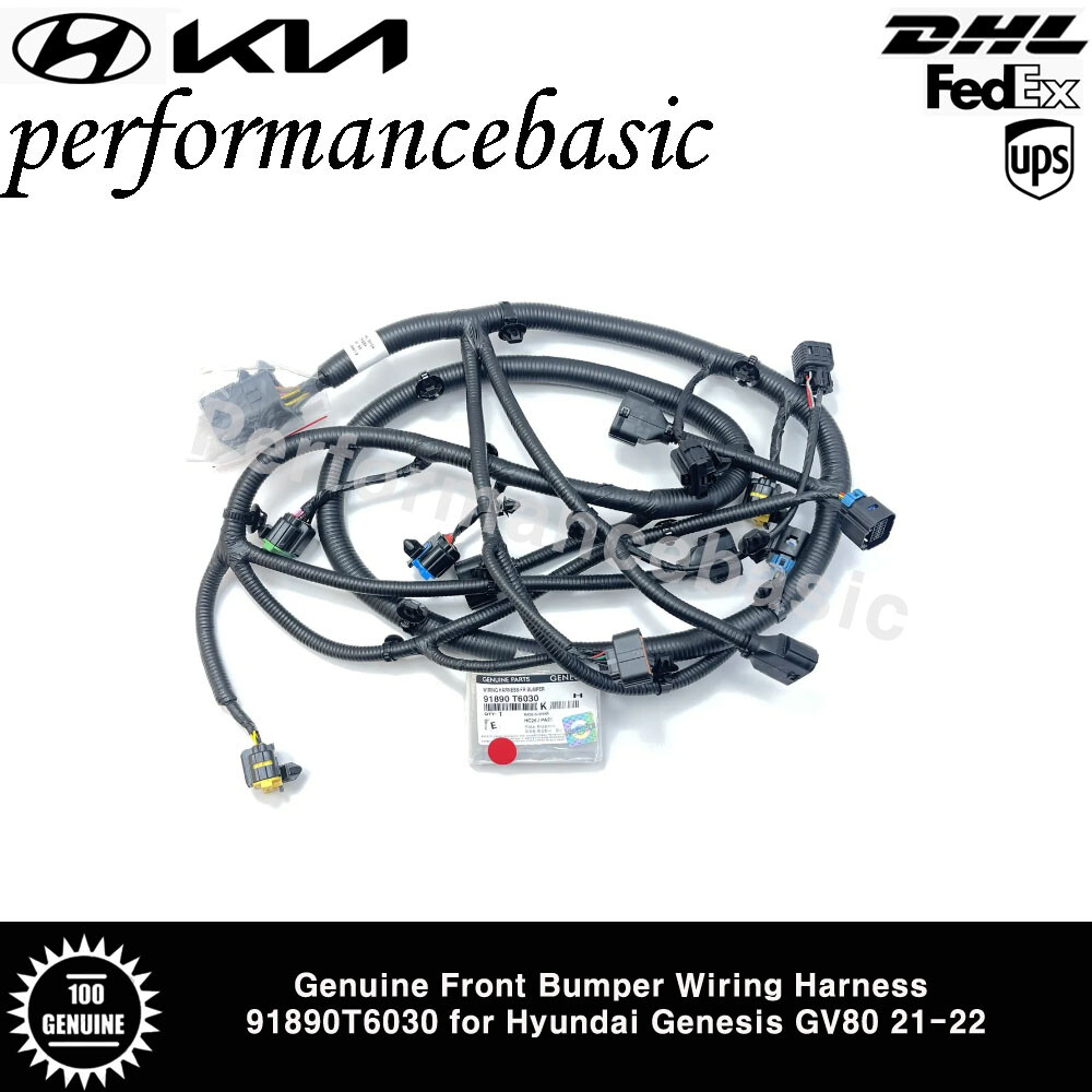 Genuine Front Bumper Wiring Harness 91890T6030 for Hyundai Genesis GV80 ...