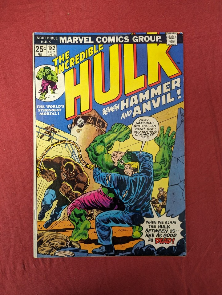 Incredible Hulk # 182 F/VF FINE/VERY FINE - Wolverine 3rd Appearance ...