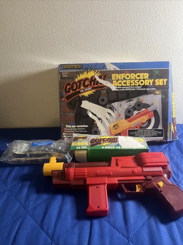 Vintage Entertech gotcha Commando toy Gun Set & Accessory Set | eBay