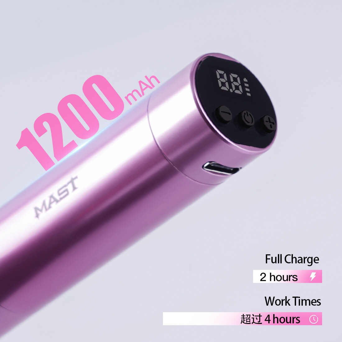 Mast Tour Y22 Wireless Rotary Tattoo Pen Machine 20pcs WJX PMU Needles ...