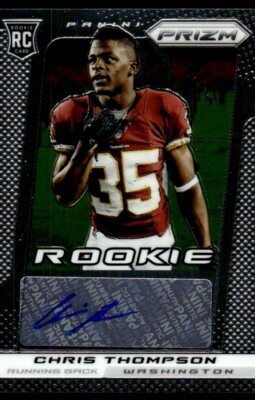 2013 Panini Prizm Autographs Chris Thompson Rookie Auto Washington ...