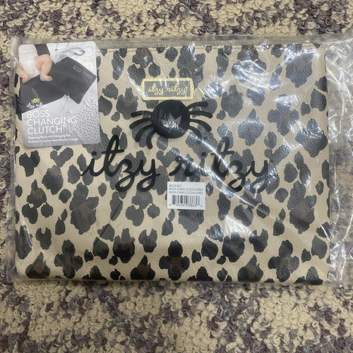 Itzy Ritzy Boss Changing Clutch Leopard Print Diapering Pouch/Changing ...