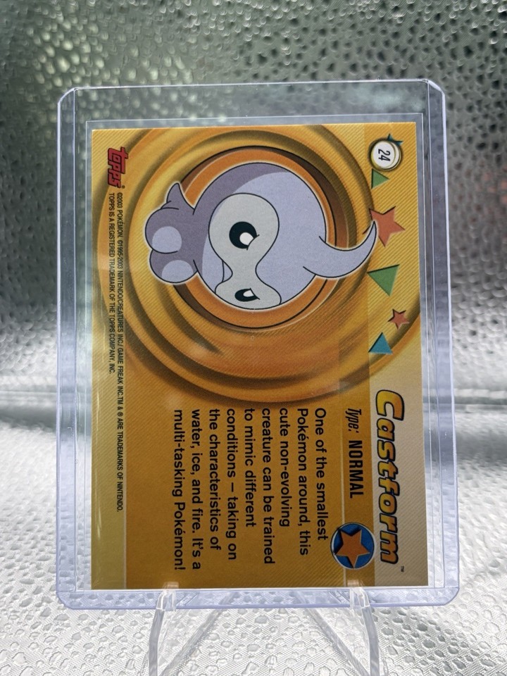 Topps Pokemon Advanced Non Holo Castform #24 MP | eBay