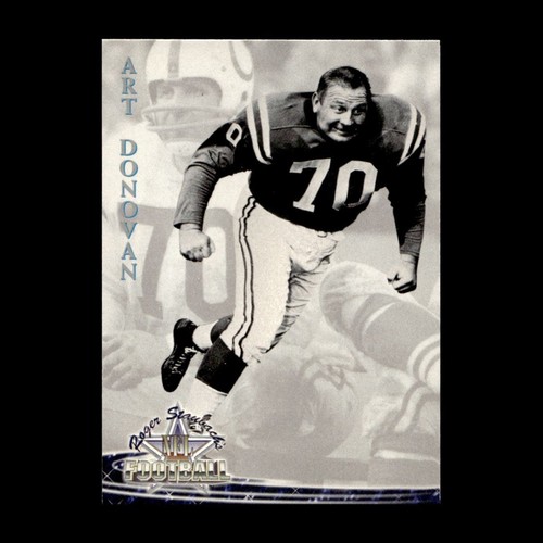 Art Donovan 1994 Ted Williams Roger Staubach's Baltimore Colts #4 R329K ...
