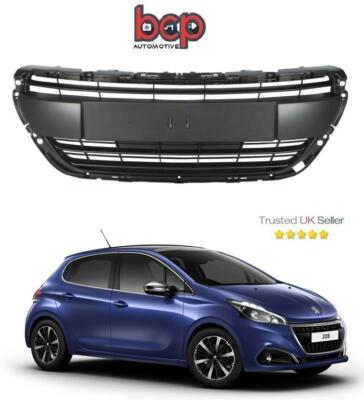 PEUGEOT 208 2015 - 2019 FRONT BUMPER CENTRE GRILLE STANDARD MODELS ...