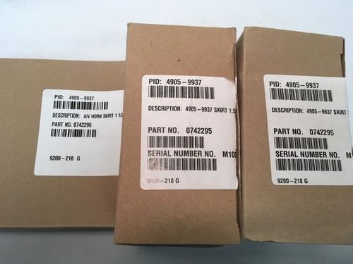 Lot of (3) Simplex 4905-9937 Skirt 1.5" Deep SV Red | eBay