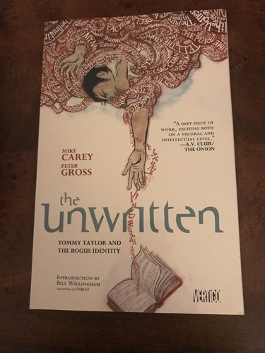 The Unwritten Volume 1 Tommy Taylor & The Bogus Identity Graphic Novel ...