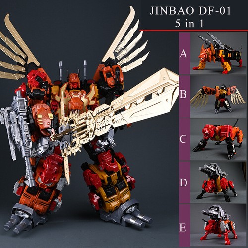 JINBAO MMC Predaking Feral Rex RED EXTRA UPGRADE KITS Oversize FIGURE ...