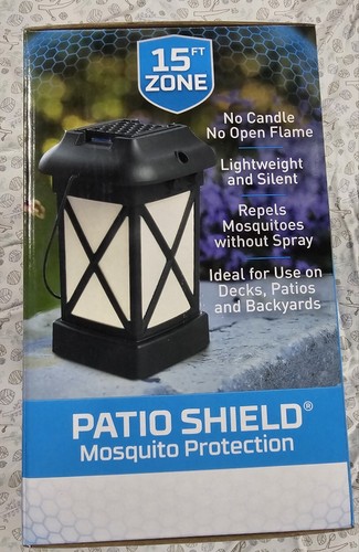 Thermacell Patio Shield 15 Foot Zone Mosquito Protection Lantern With 3 ...