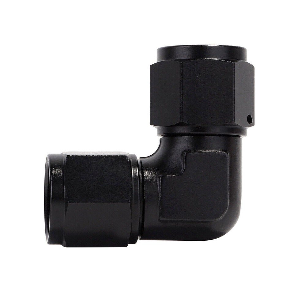 8 AN Female To 8 AN Female 90° Degree Swivel Union Elbow Fitting ...