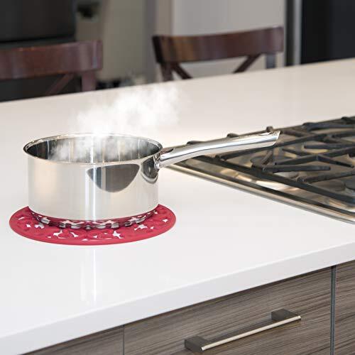 Extra Large Extra Thick 10" Silicone Trivets For Hot Dishes Pots And ...