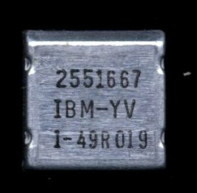 IBM MST-1 chip 255 1667, early integrated chip from late 1960. | eBay