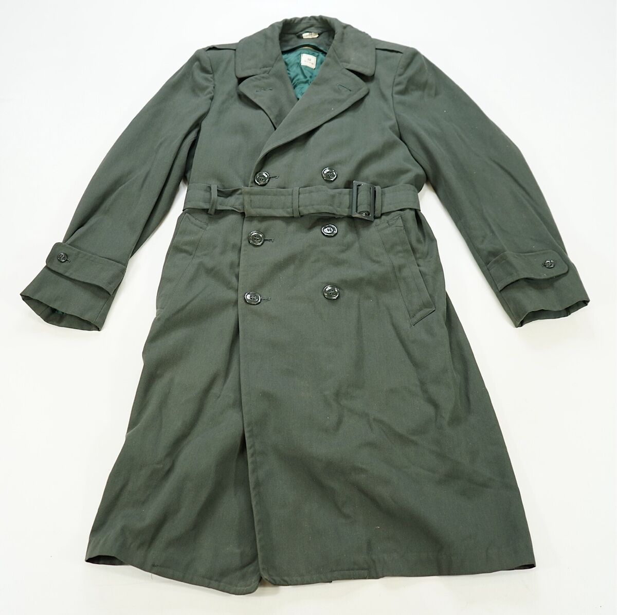Rare VTG Wool Gabardine AG-44 W/ Removable Liner Overcoat Rare VTG Wool Gabardine AG-44 W/ Removable Liner Overcoat