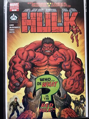 Hulk #1 (Marvel) Atomic Comics Variant - 1st Appearance of Red Hulk | eBay
