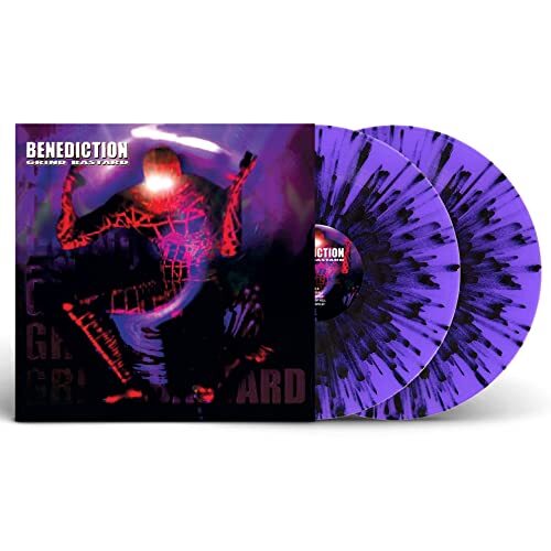 Grind Bastard - Purple & Black Splatter Colored Vinyl by Benediction ...
