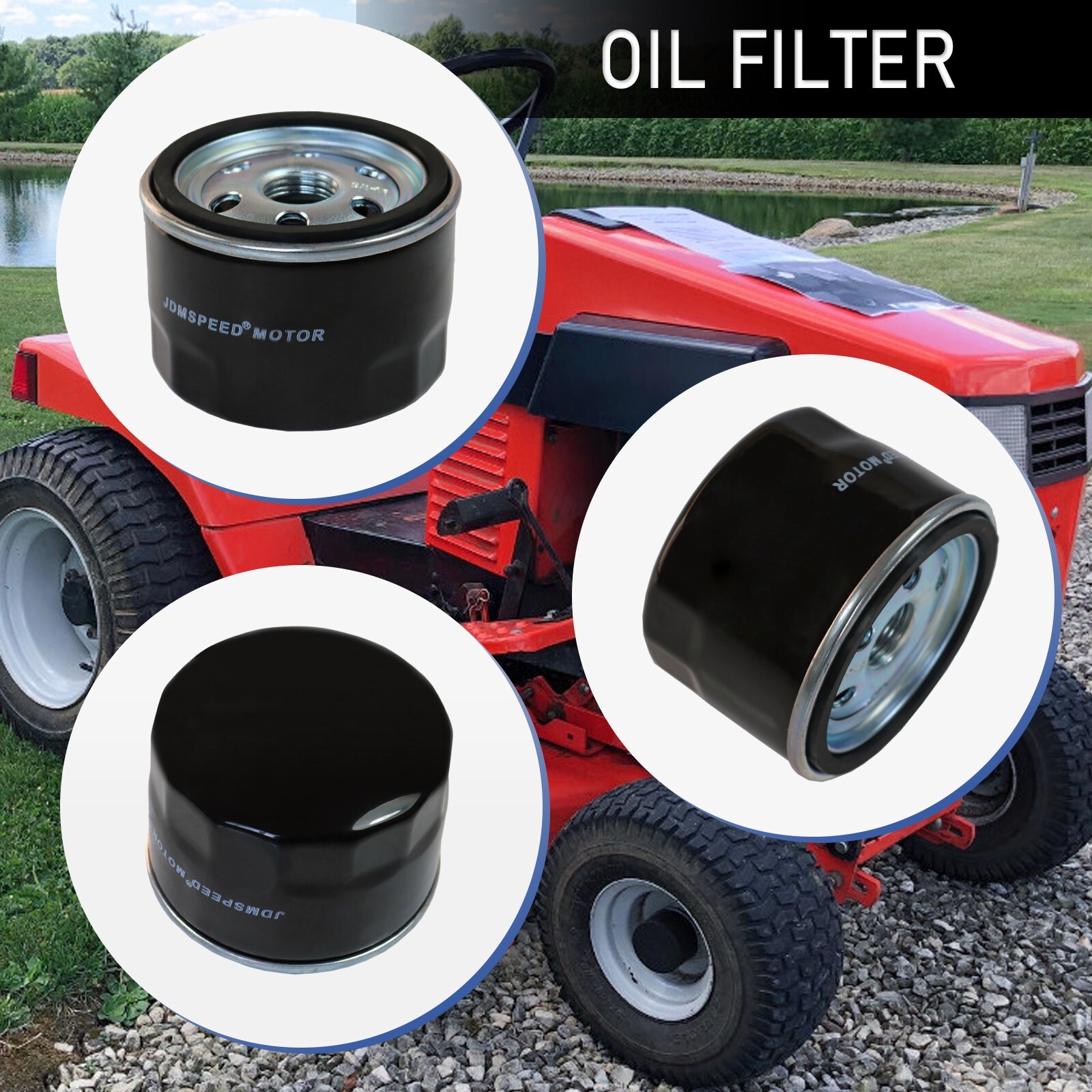 NEW Oil Filter Fits Briggs & Stratton 5076 695396 696854 492932 492932S ...
