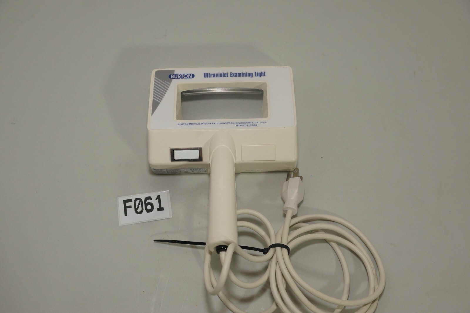 Burton Model 31602 UltraViolet Magnifying Examining Light for sale ...