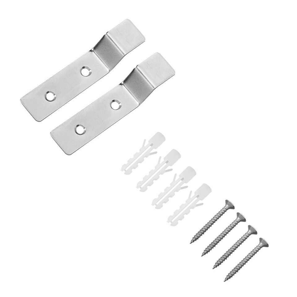 2 Sets Wall Mounted Urinal Hook Urinal Screen Bracket Urinal Support ...