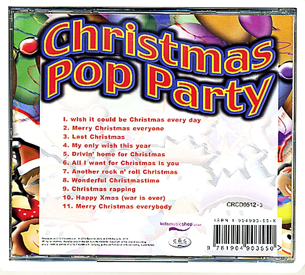 Christmas Pop Party CD 11 Christmas pops for children | eBay