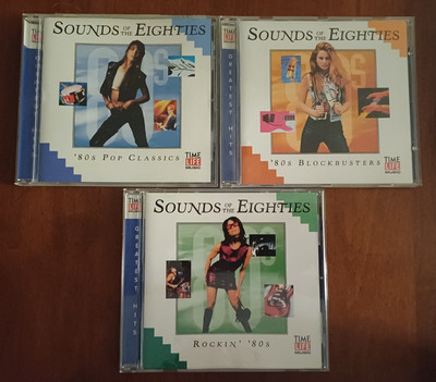 Time Life Sounds Of The Eighties Rockin, Blockbusters, Pop Classics 3 CD's 1999 | eBay