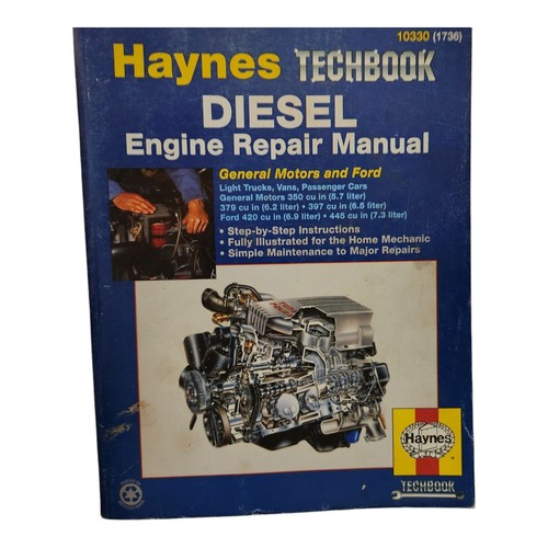 Haynes TECHBOOK HaynesRepair Diesel Engine Repair Manual General Motors ...