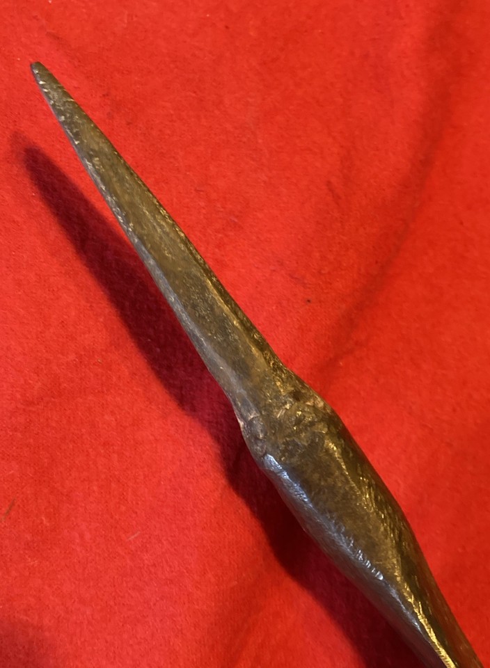 Antique Moro Budiak Filipino, Hand Forged iron spear point | eBay