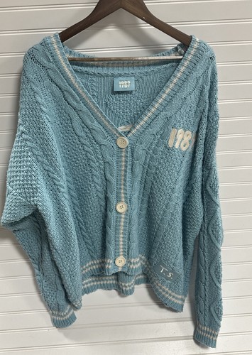 Taylor Swift 1989 Blue Cardigan XL/2XL Seagulls Official Store Merch ...