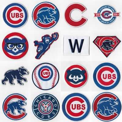 Lot SET Of 16 Chicago Cubs MLB Iron on Patches Embroidered Emblem Badge ...