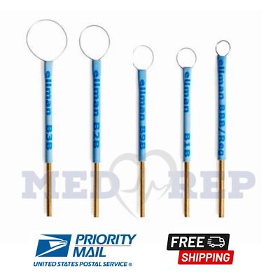 Ellman Surgitron Round Loop Electrodes 5 Pcs Reusable-Tungsten Tips ...