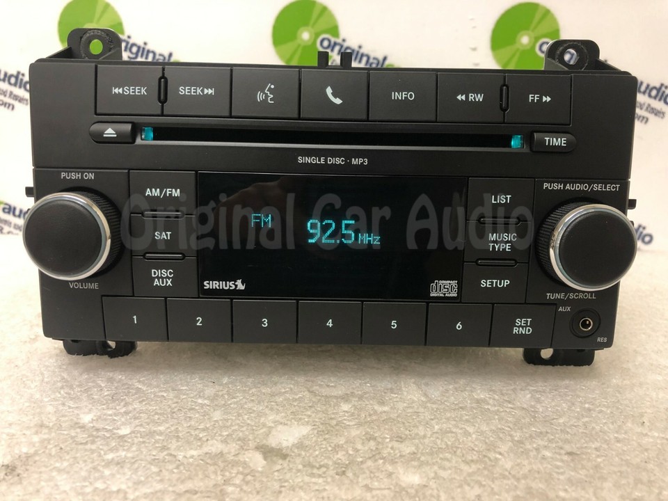 11 12 13 Dodge Durango Jeep Grand Cherokee RES Radio Sirius AUX CD ...