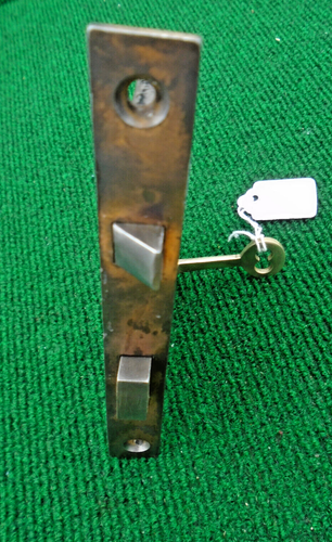 RARE NORWICH # 205 MORTISE LOCK w/KEY - NARROW FACE FOR THIN DOOR 1892 ...