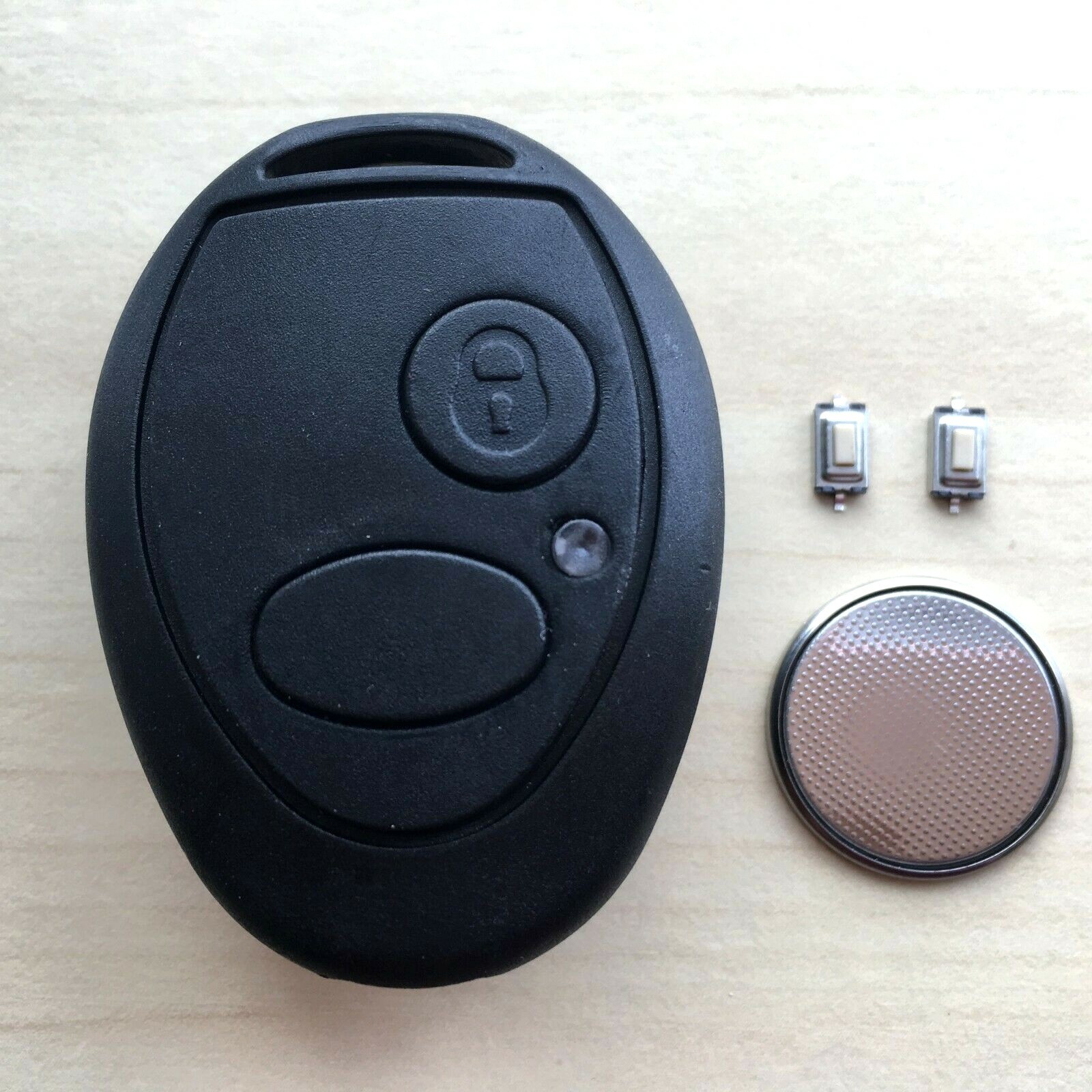 Land Rover Discovery 2 TD5 2 Button Remote Key Fob Case FULL Repair Kit ...