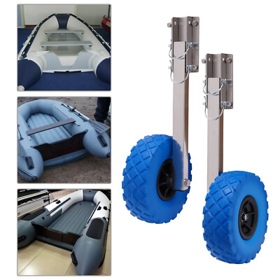 Launching Wheels Inflatable Boat Transom Wheel Fold Dinghy Rear Wheel ...