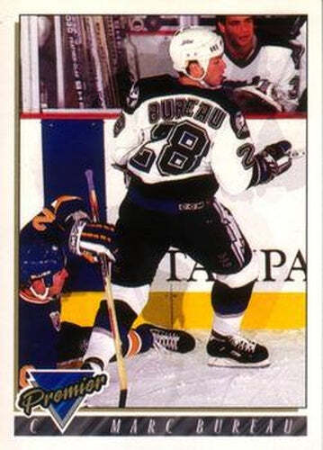 #344 Marc Bureau - Tampa Bay Lightning - 1993-94 O-Pee-Chee Premier ...