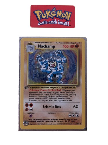 Machamp (1st Edition Pokemon Card) | eBay