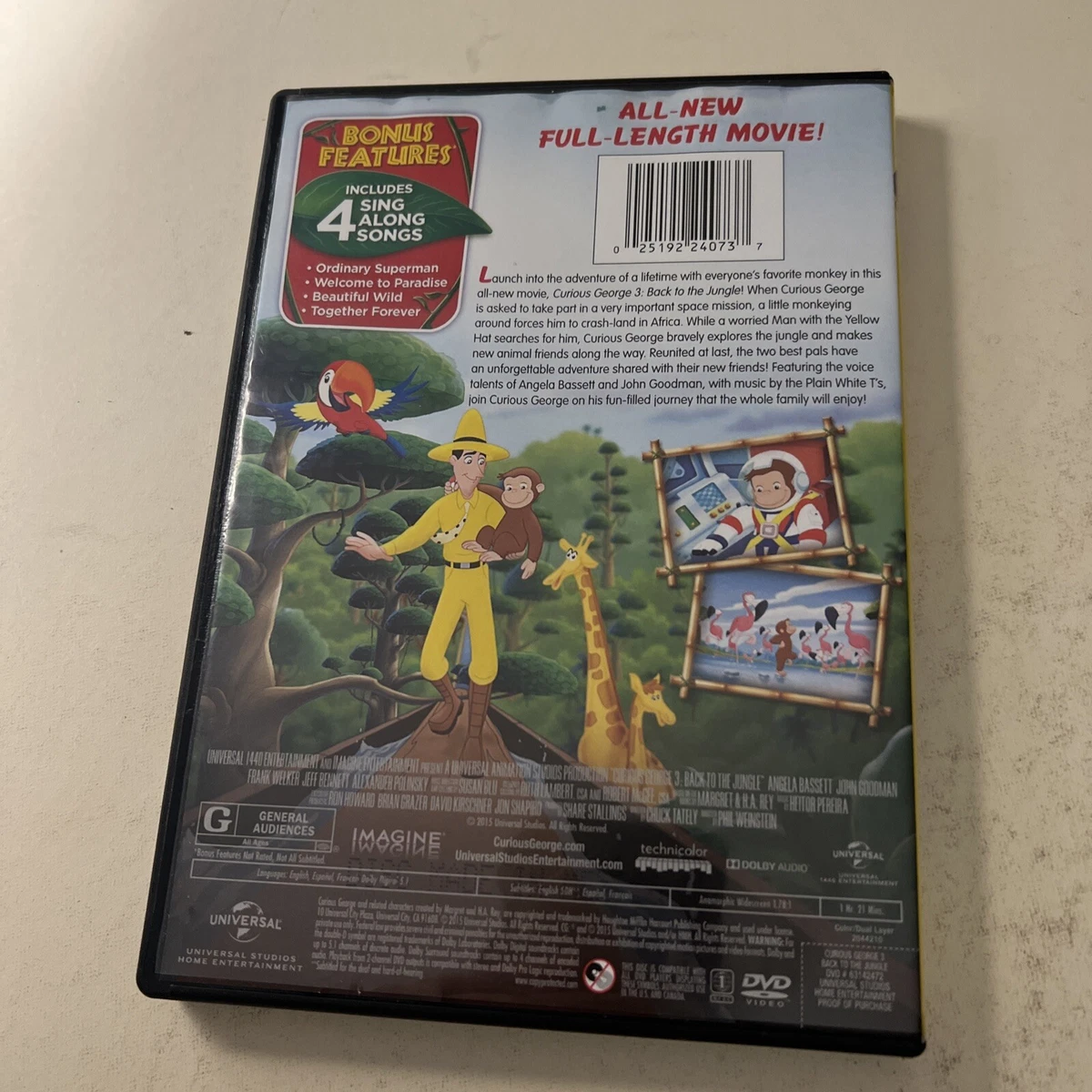 George Of The Jungle Dvd Menu