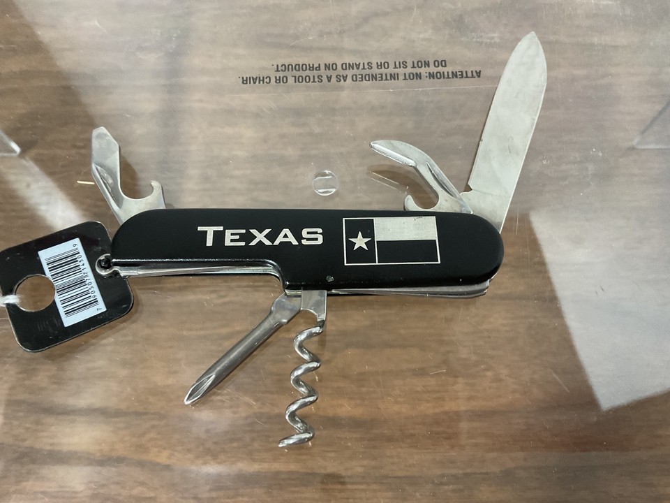 Texas Multitool Black Swiss Army Knife Personalized Name Bradley | eBay