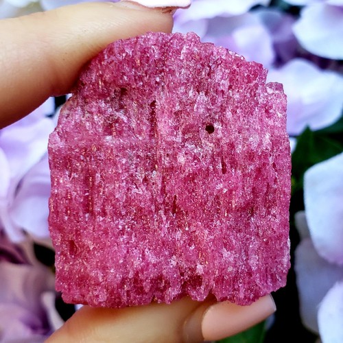 Red Honeycomb Ruby Corundum - Raw rough free form crystal healing stone ...