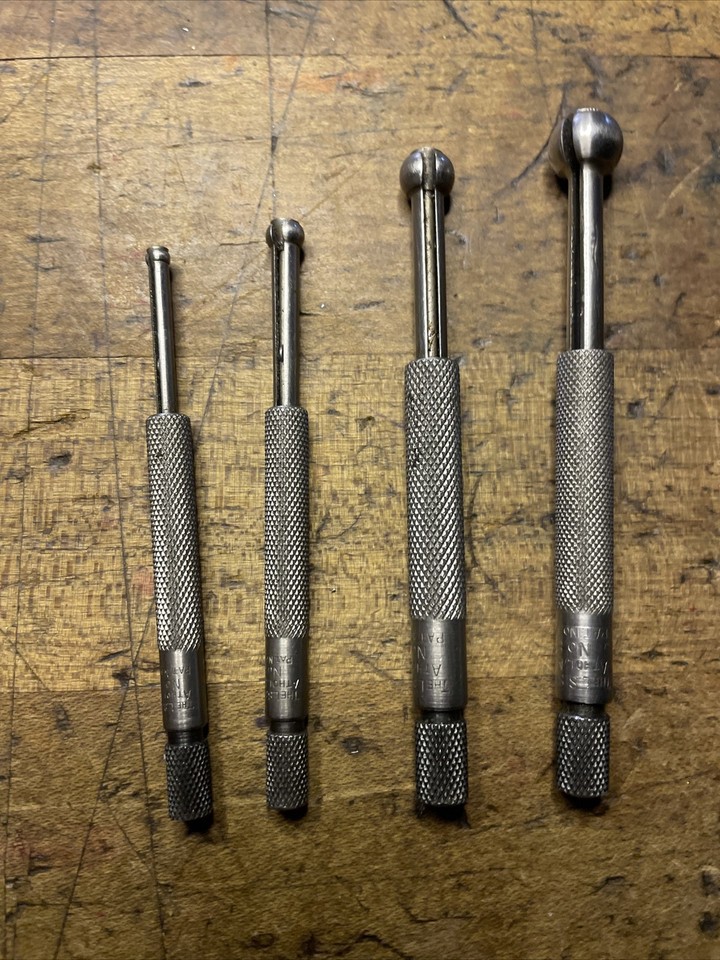 Starrett 4pc Small Hole Gage Set Good Condition | eBay