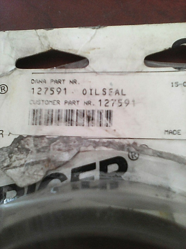 Spicer Oil Seal 127591 V | eBay