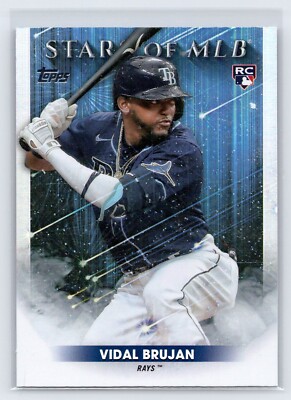 VIDAL BRUJAN 2022 Topps Stars of the MLB Insert Card #SLMB-85 Tampa Bay ...