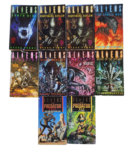 Aliens Paperback Book Lot Steve Perry Near Complete Series Sci-Fi ...