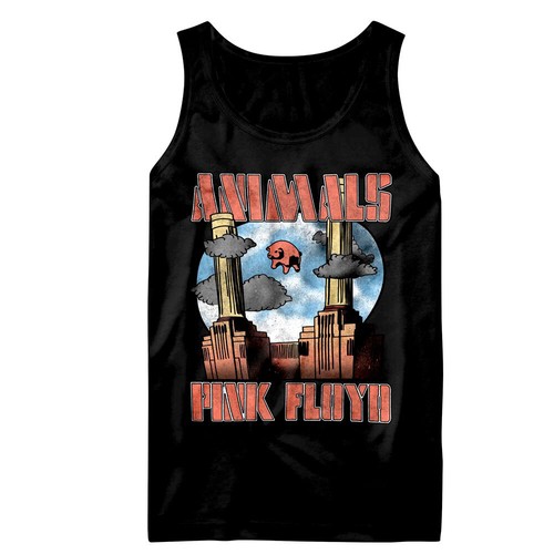 Pink Floyd Animals Floating Pig Men's Tank | eBay