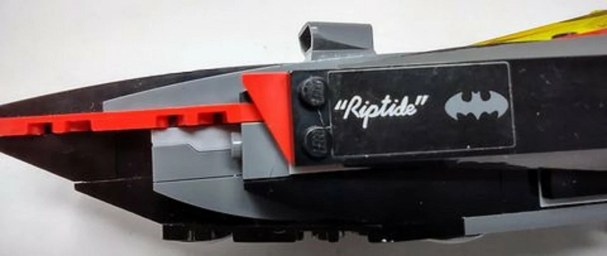 Lego Black And Red Boat