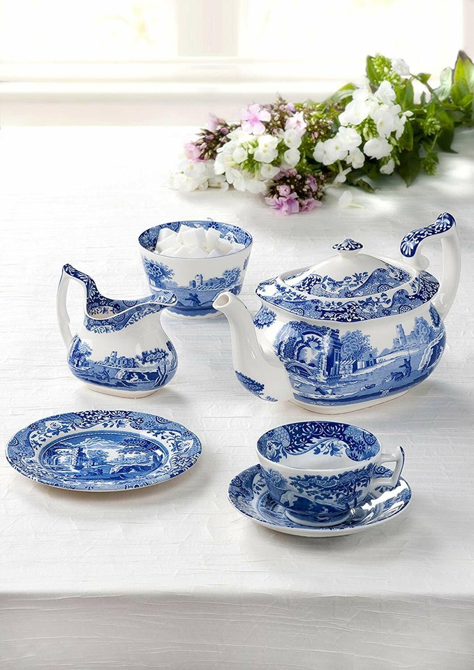 Spode Blue Italian Collection Porcelain Dipping Dishes, Set of 3, 5 ...