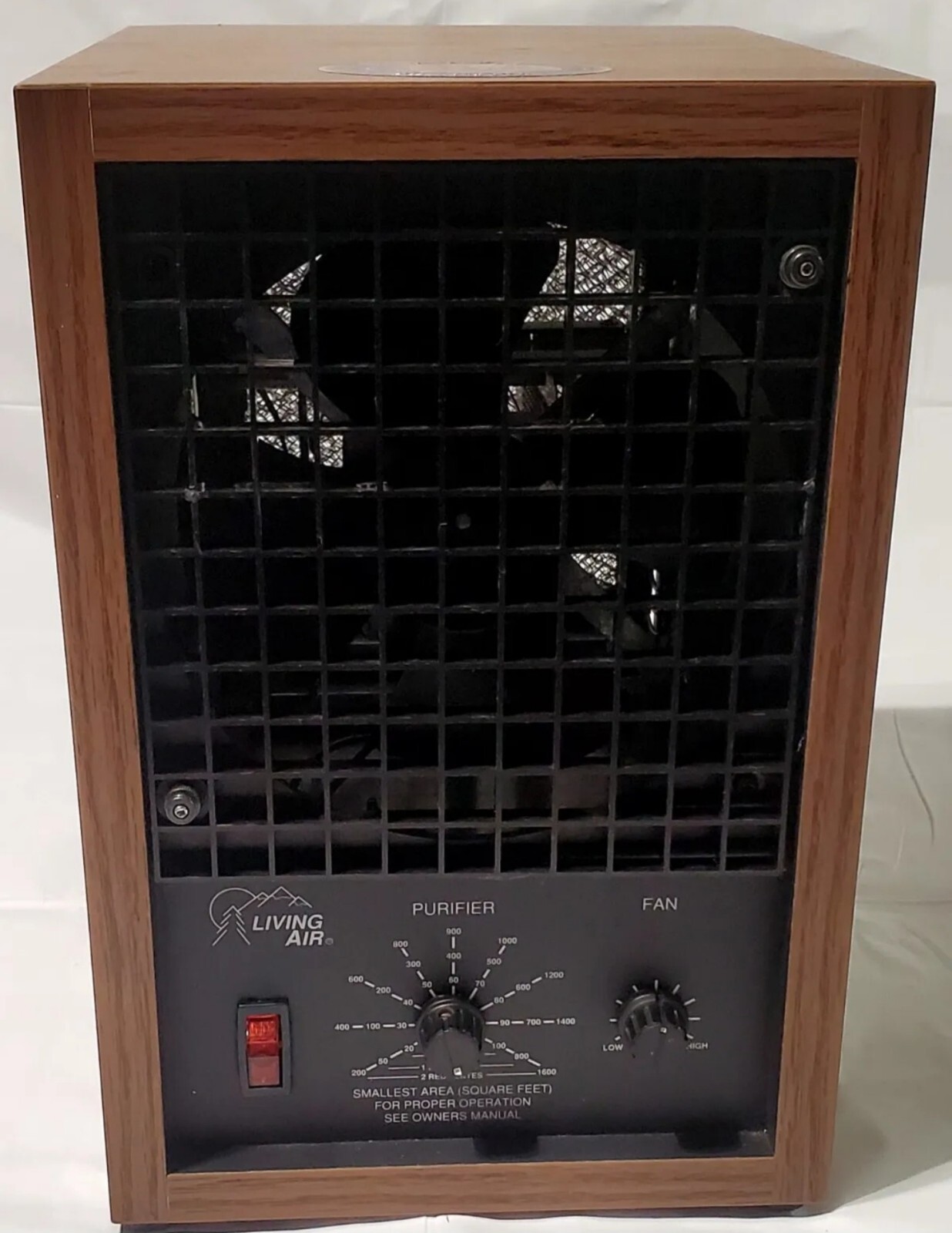 Living Air XL-15 Classic HEPA Wood Air Purifier-Brown KILLS VIRUSES ...